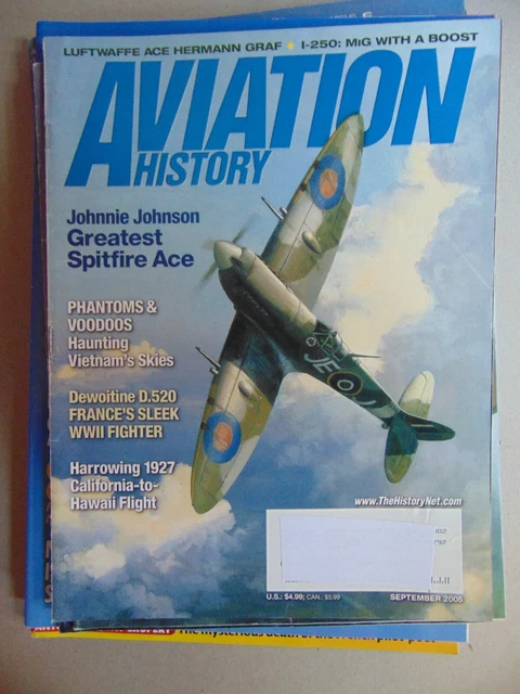 AVIATION HISTORY MAGAZINE September 2005 Spitfire Ace $6.00 - PicClick