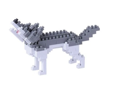 NEW NANOBLOCK GRAY Wolf Nano Block Micro-Sized Building Blocks NBC-144 ...