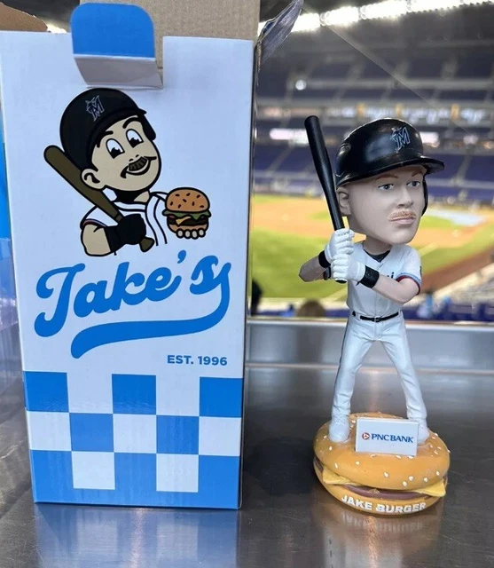 NEUF - SGA Miami Marlins Jake Burger - Burger Bobblehead ! Limité ! EUR ...