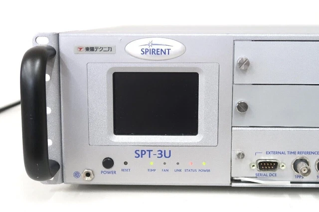 SPIRENT SPT-3U/CTL-3U-2/BPK-1001A TESTCENTER 3U Chassis Used JPN $4,609 ...