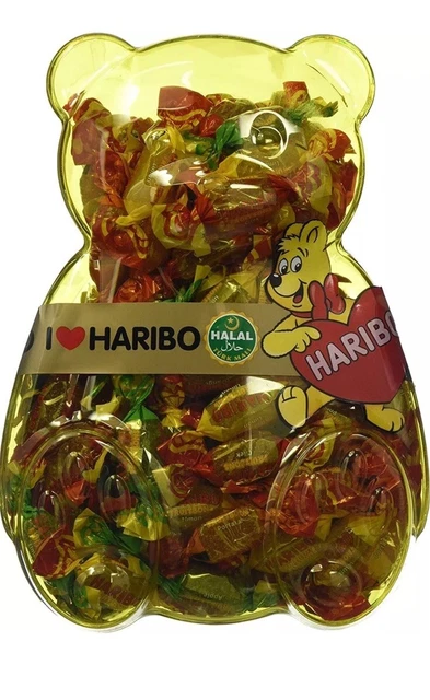 HARIBO JELLY BEAR 1 kg - Haribo Halal Soft Jelly Bear 1000g Vegan Gift ...