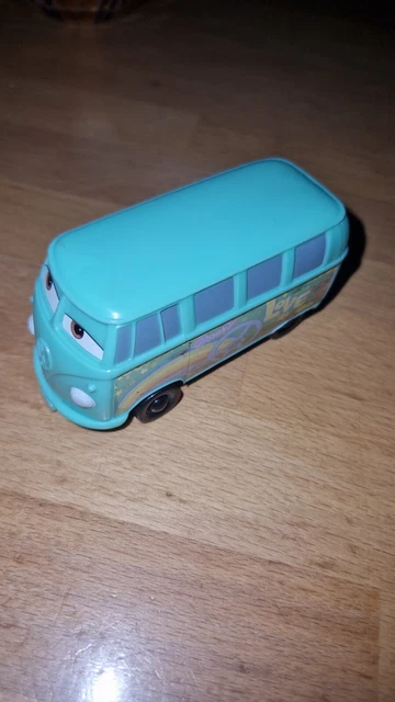 MATTEL DISNEY PIXAR Cars Fillmore VW Bus Bulli T1 Peace Kunststoff grün ...