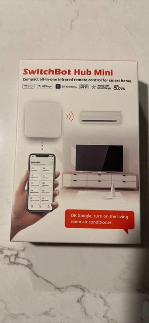 SWITCHBOT HUB MINI Wi-Fi Home Appliances Smart Remote Control - White ...