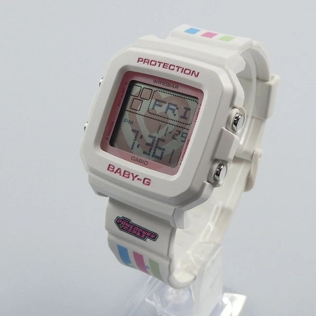 CASIO BABY-G×PLUS THE POWERPUFF GIRLS BGD-10KPP-7JR Women Watch With ...