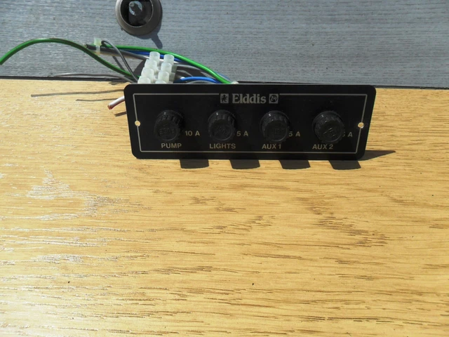 EDDIES 12 VOLT fuse panel for caravan MOTORHOME BOAT CAMPER VAN ...