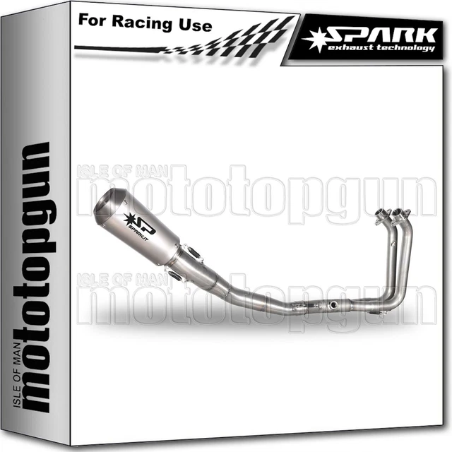 SPARK ESCAPE COMPLETO Race Titanio Motogp Moto-Gp Kawasaki Ninja 400 ...