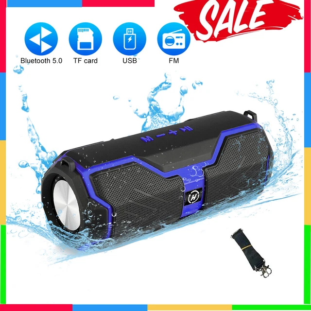 WIRELESS BLUETOOTH SPEAKERS Stereo Bass Loud Outdoor Portable Subwoofer FM TWS £15.99 - PicClick UK