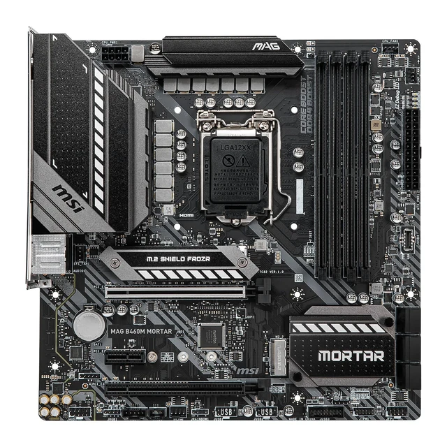 MSI MAG B460M MORTAR Motherboard Socket 1200 B460 DDR4 S-ATA 600 ...