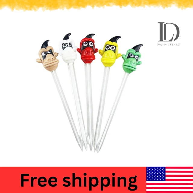 GLASS DABBER STICKS 5-Pack – Multi-Purpose Heat Resistant Glass Tool £ ...