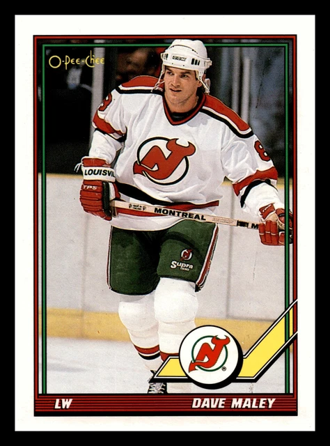 1991-92 O-PEE-CHEE DAVID Maley #476 New Jersey Devils comme neuf EUR 6 ...