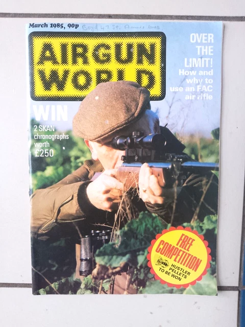 VINTAGE AIRGUN WORLD magazine March 1985 £3.50 - PicClick UK
