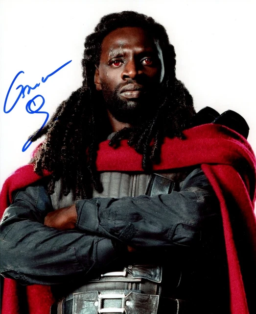 AUTOGRAPHE ORIGINAL DE l'acteur OMAR SY / Film X MEN / photo 20X25 EUR ...