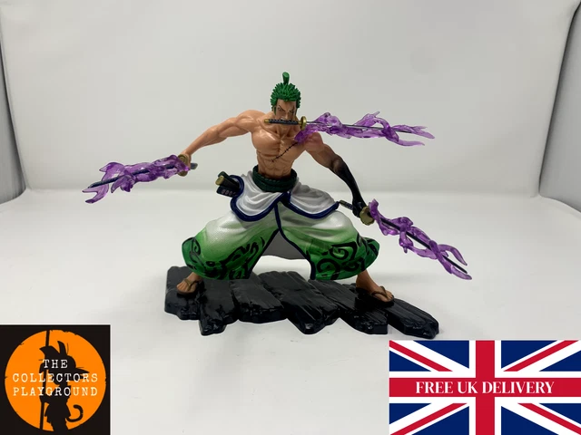ONE PIECE RORONOA Zoro Anime Action Figure Collectible 20cm Statue PVC ...