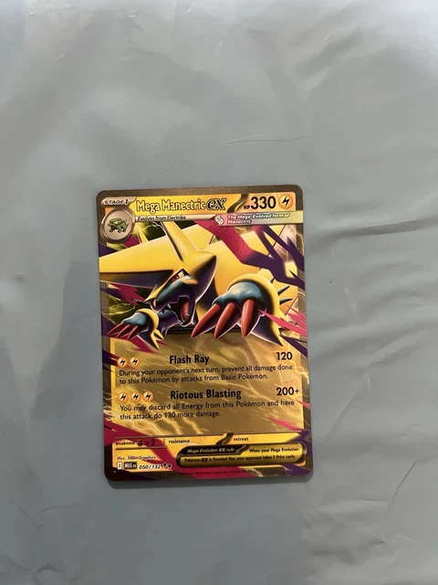 POKÉMON TCG - Mega Evolutions Mega Manectric Ex 050/132 £1.16 - PicClick UK