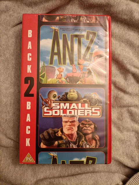 2 VINTAGE VIDEOS TOGETHER ANTZ AND SMALL SOLDIERS, VHS, 2002, Video, PG ...