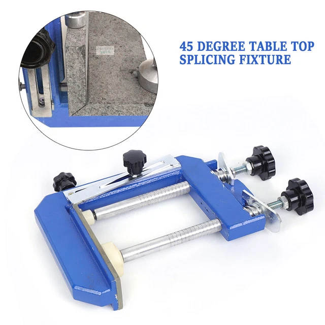 GRANITE STONE BEVEL Fxture Clamping Tool 45°Mitre Clamp Marble Slab ...