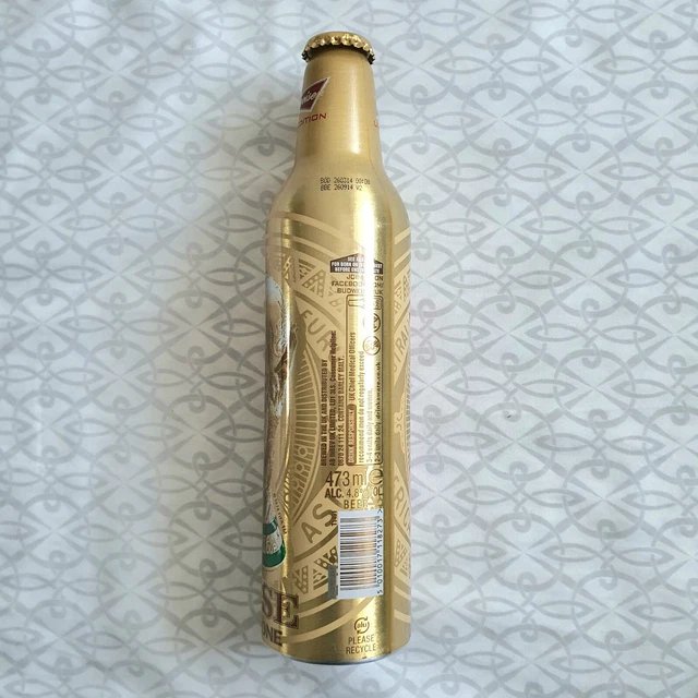 BUDWEISER BOTTLE FIFA World Cup 2014 Limited Edition Empty Gold ...