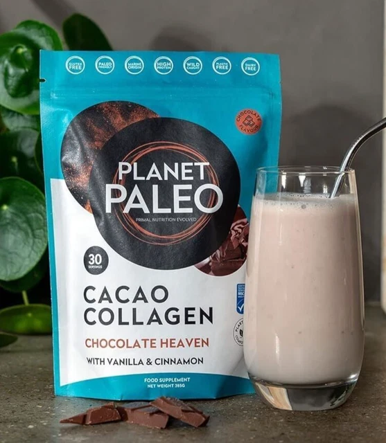 OPENED PLANET PALEO Cacao Collagen Chocolate powder drink - Marine ...