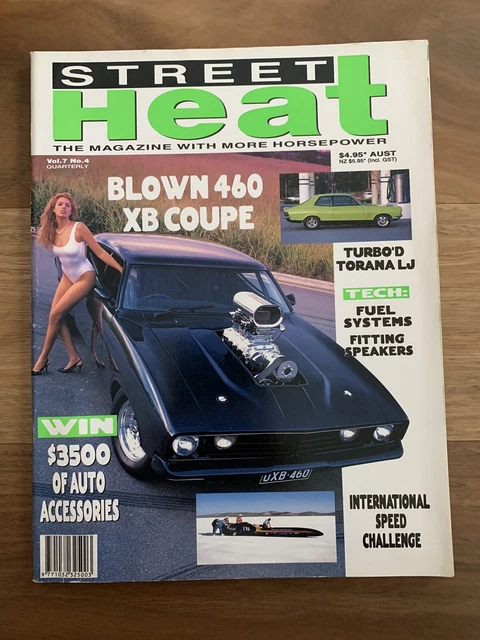 STREET HEAT 1990’S Vol 7 #4 Magazine Ford Holden V8 Lj Torana Xb Gts Hj ...