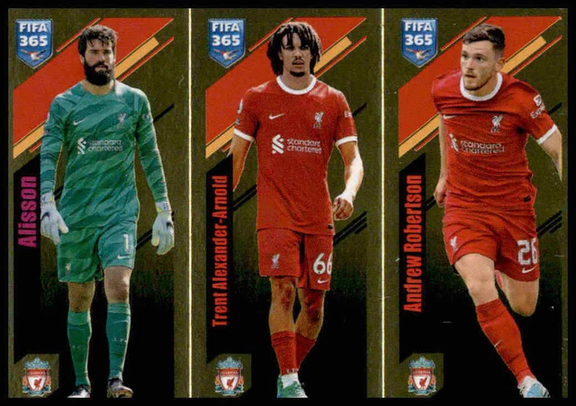FIFA 365 2024 Sticker - 71 Alisson Becker/Alexander-Arnold/Andrew ...