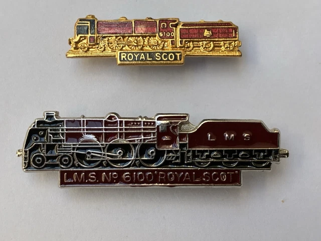 2 RAILWAY LMS Train Royal Scot Badges £3.31 - PicClick UK