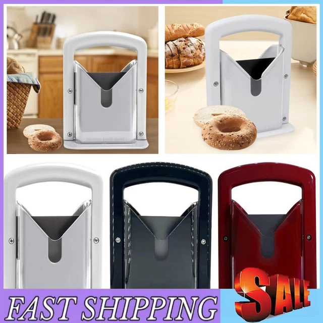 BUNS CAKE SLICER Manual Muffins Cutter with Safety Handle Baking Pastry ...