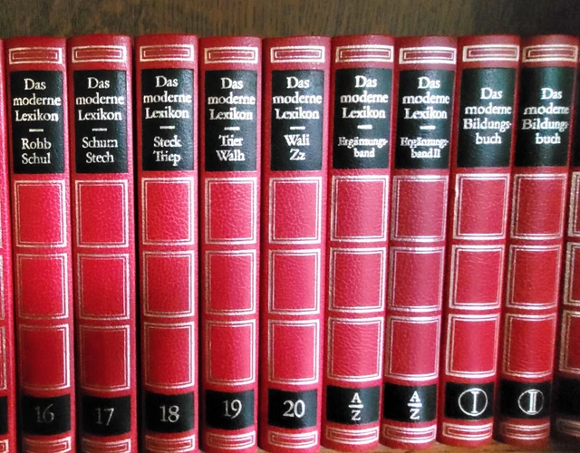 BERTELSMANN - DAS moderne Lexikon in 20 Bänden + 15 Zusatz-, Ergänzungsbände. EUR 35,00 ...
