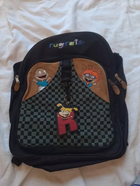 VINTAGE 1999 RUGRATS Backpack Tommy Pickles Angelica Chucky RARE ... VINTAGE 1999 RUGRATS Backpack Tommy Pickles Angelica Chucky RARE ...