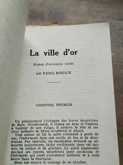 MON ROMAN D'AVENTURES: La ville d'or - Raoul Borjack/ Ferenczi EUR 2,50 ...
