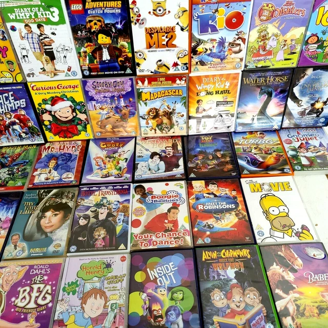 20 CHILDREN'S DVD Bundle Family Kids Job Lot Disney DreamWorks pixar ...
