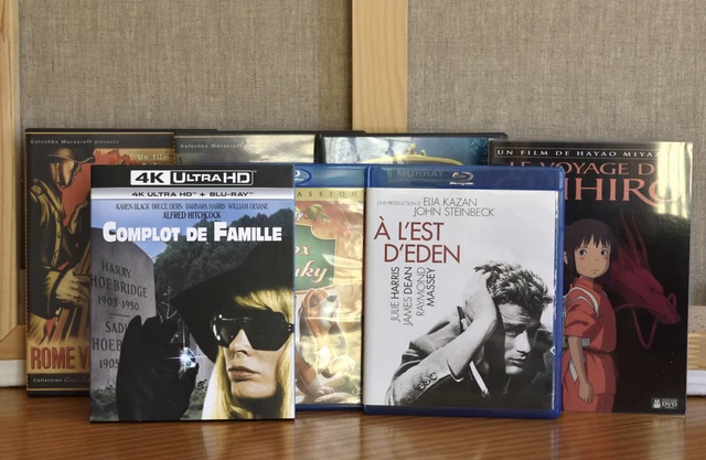 LOT 7 BLU-RAY 4K/blu-ray/dvd tbe EUR 26,50 - PicClick FR