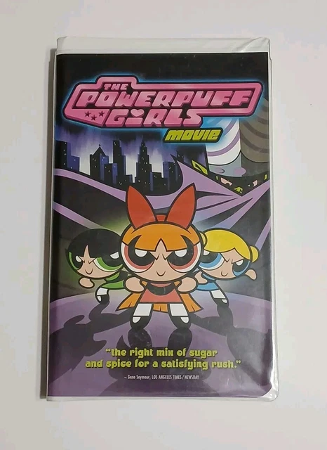 THE POWERPUFF GIRLS Movie (VHS, 2002, Clamshell Case, Cartoon Network ...