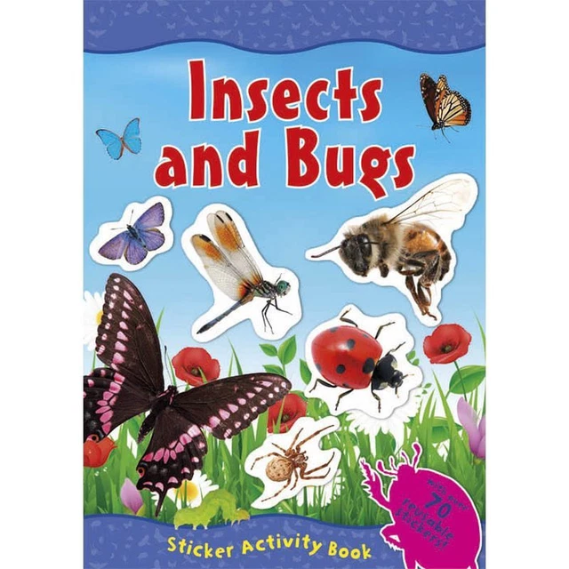 LEARN ABOUT GARDEN Insects Mini Beasts Bees and Bugs Activity Book 70 ...