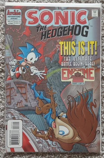 SONIC THE HEDGEHOG Archie Comics #47 (Bagged & Boarded) - NM $17.95 ...