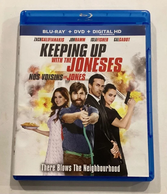 KEEPING UP WITH The Joneses (Blu-ray + DVD, 2016) Jon Hamm & Gal Gadot ...