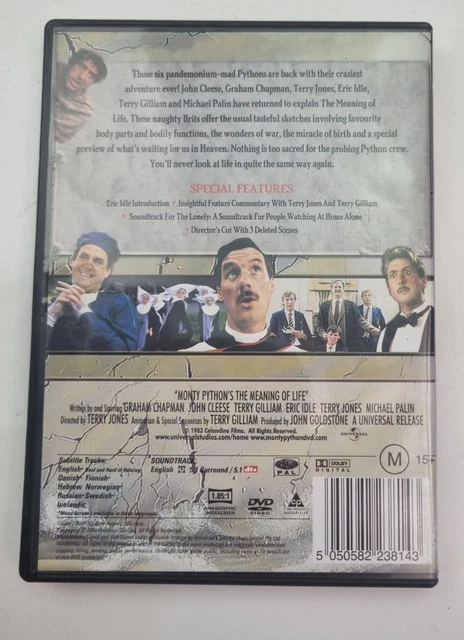 MONTY PYTHON'S THE Meaning of Life- single disc edition £6.53 - PicClick UK