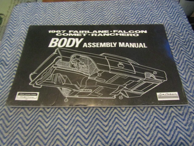 1967 FORD FAIRLANE Ranchero Mercury Comet Body Assembly Manual EUR 9,66 ...