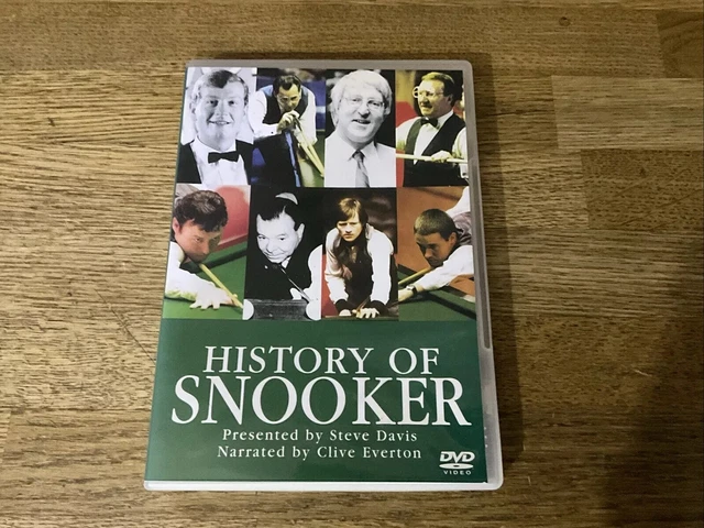HISTORY OF SNOOKER Rare Dvd Steve Davis Alex Higgins Clive Everton ...