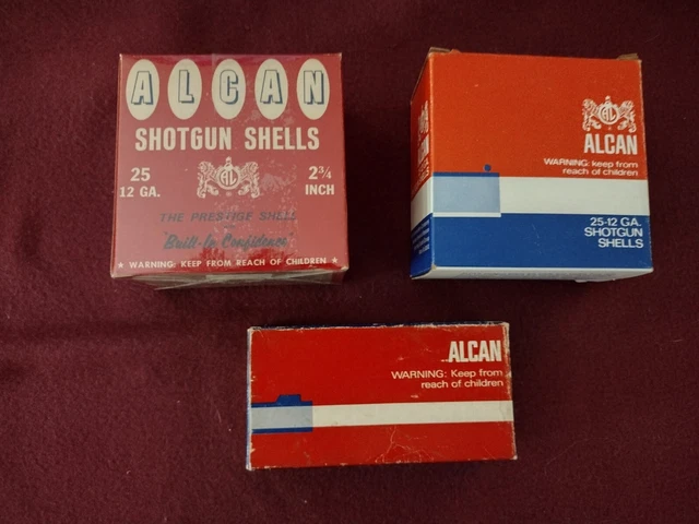 RARE ALCAN EMPTY ammunition boxes (three) $12.50 - PicClick