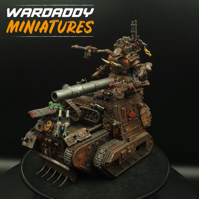 PRO PAINTED WARHAMMER 40K Custom Kitbash Ork Kill Bursta Tank Games ...