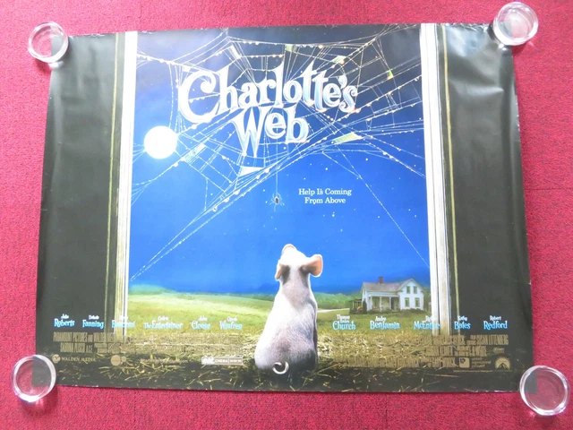 CHARLOTTE'S WEB UK QUAD (30"x 40") ROLLED POSTER DAKOTA FANNING J ...