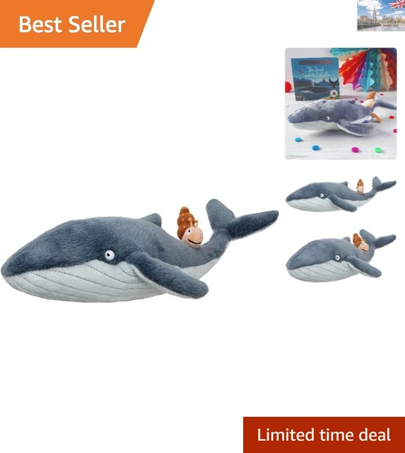 7IN SNAIL AND Whale Plush Toy - Ideal Gift for Children’s Book Lovers £ ...