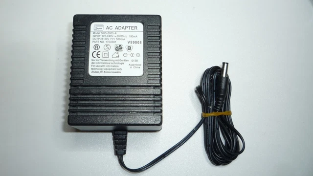 SKYNET MODEL DNG-3005-A AC Adapter Netzteil 30V DC 500mA EUR 10,00 ...