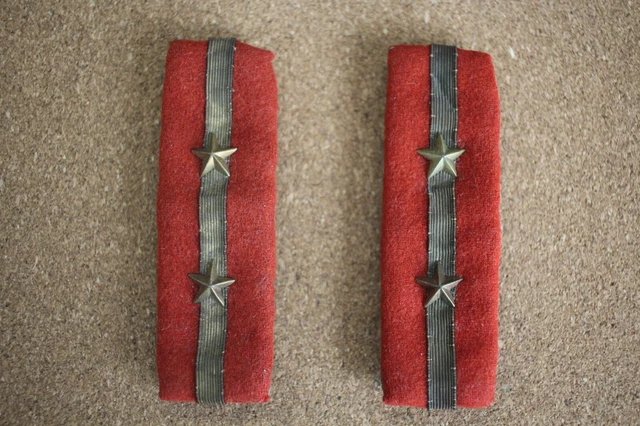 WW2 IJA JAPANESE Army Sergeant shoulder insignia with button Pair N47 ...