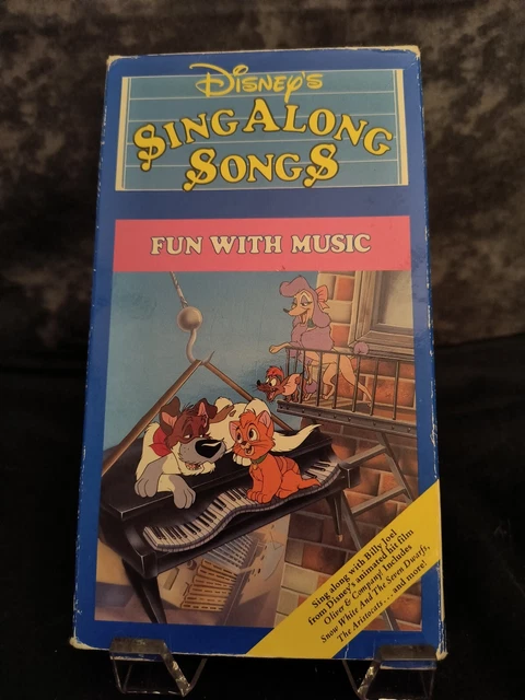 DISNEYS SING ALONG Songs Fun With Music VHS 1993 EUR 6,64 - PicClick FR