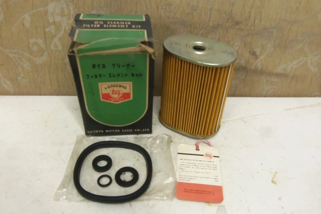 NOS TOYOTA トヨタ Oil Filter Kit For 3R Type Engine Corona Crown Hilux ...