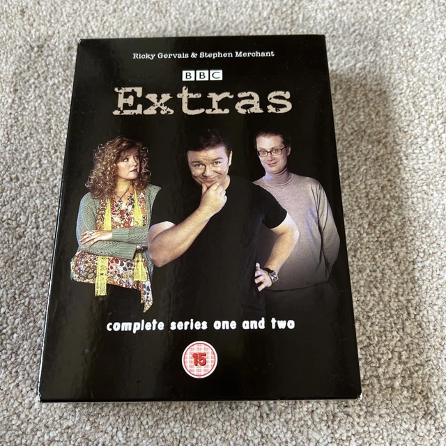 EXTRAS: THE COMPLETE Series 1 & 2 DVD Comedy (2007) Ricky Gervais ...