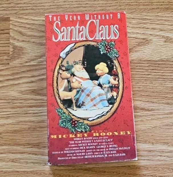 THE YEAR WITHOUT a Santa Claus VHS Tape 1972 Mickey Rooney Christmas ...