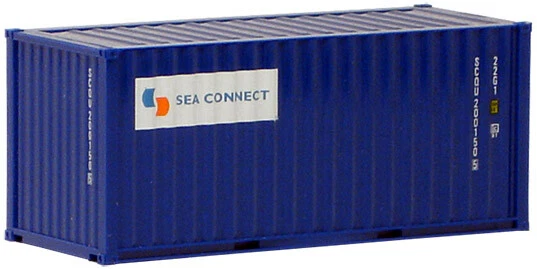 HO SCALE CONTAINER- 491412 - 20ft Shipping Container - Sea Connect $13. ...