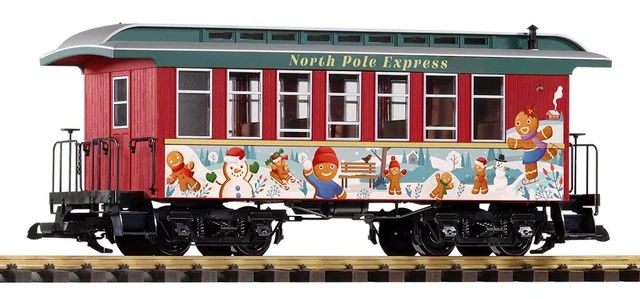 PIKO 38669 G Scale North Pole Express Coach Car 1 £147.29 - PicClick UK